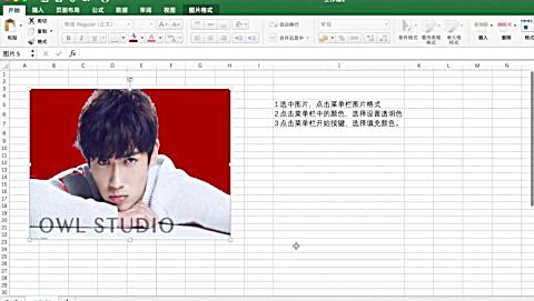 简单实用! 20秒在Excel中修改照片底色! 可以码一下来看看!