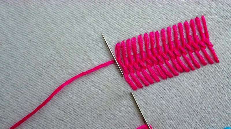 新手刺绣教程:简单的针法,用来缝衣服很不错哦