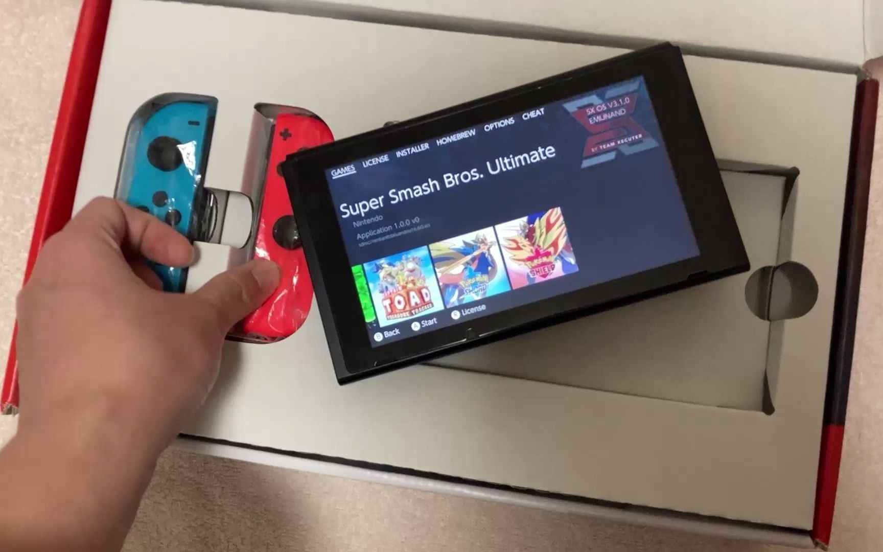 日版非续航硬破switch组装定制(512G)