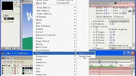 银成阳影视后期制作软件AE视频 VectorPaint制作手写字效果 (1)