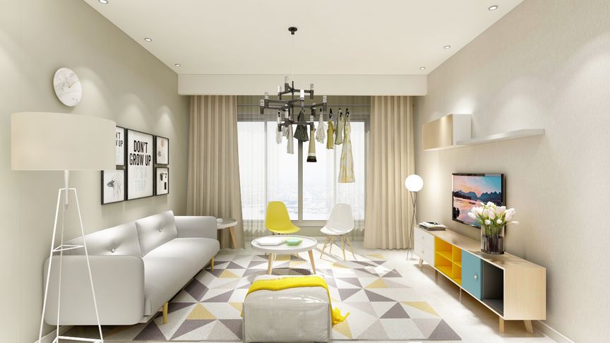 这套现代简约风格的装修案例,挺喜欢的,简约不等于简单