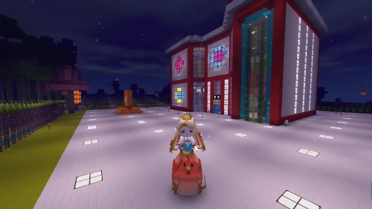 迷你世界:驯服了一只又胖又呆的飞鸡,简直萌翻了