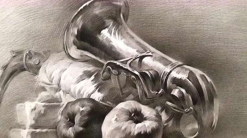 这才是素描的质感,没想到这个学生,这么强大!