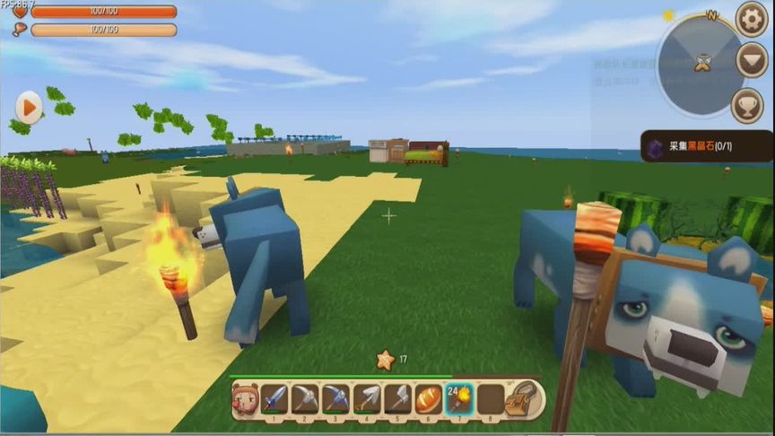 迷你世界生存第14期-01制作收集传输器