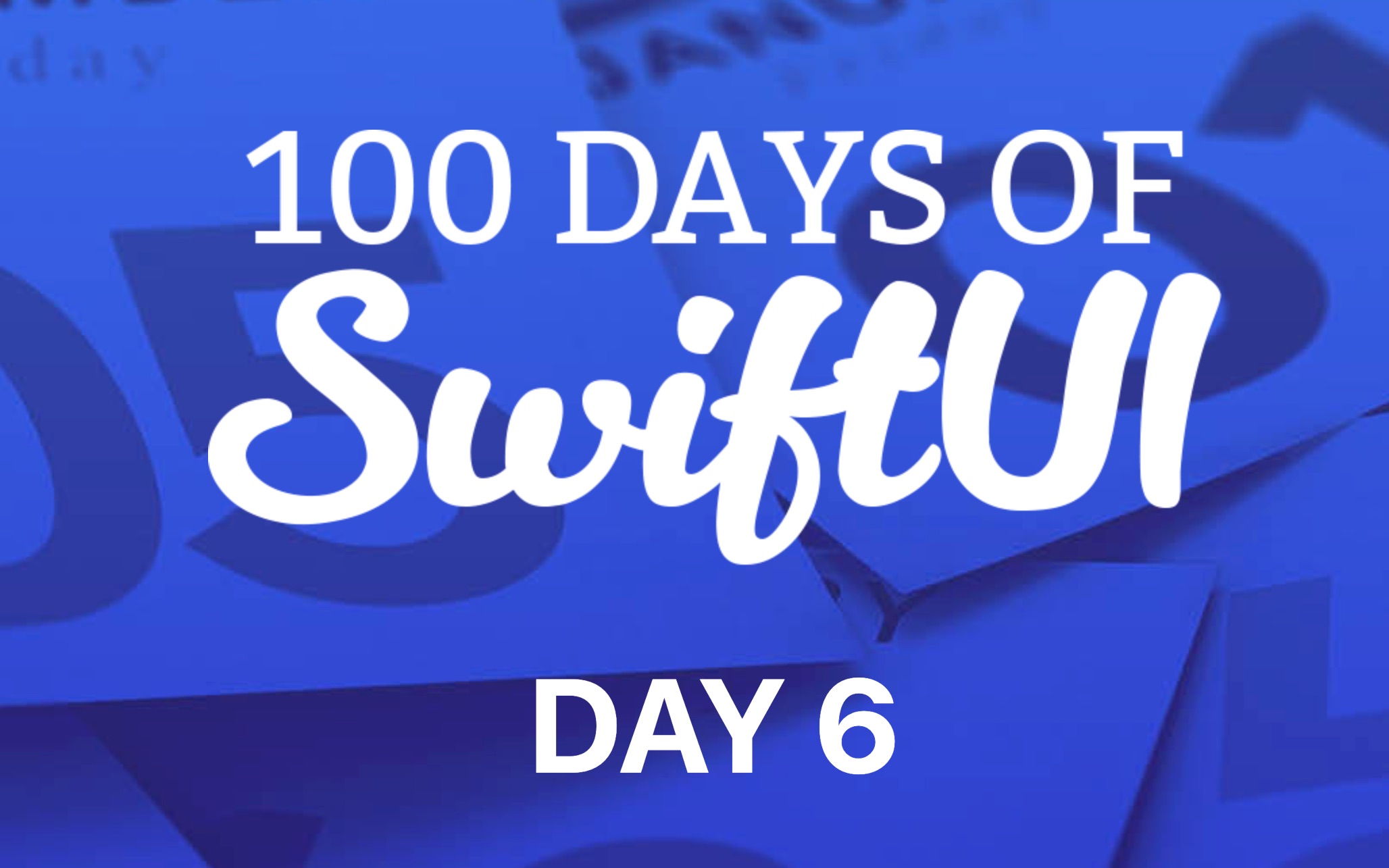 SwiftUI 第6天 part1 循环(loop)