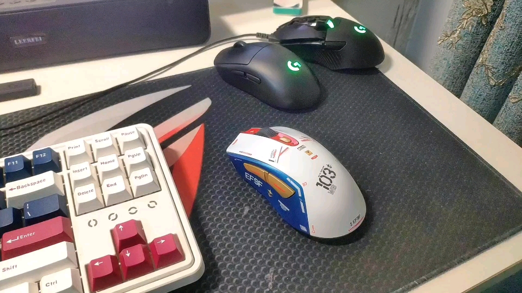 罗技g603改色成品,高达主题鼠标