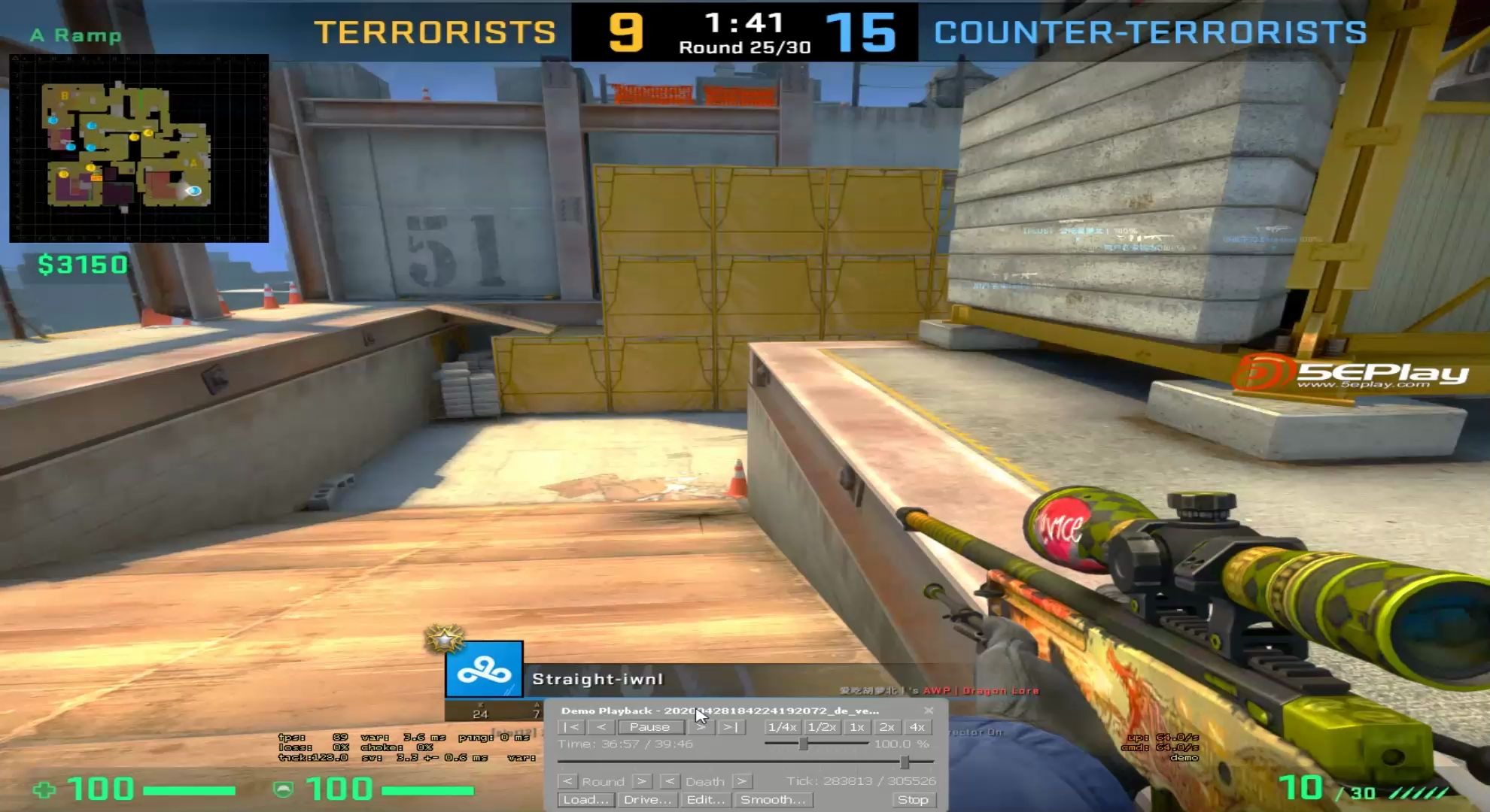 【CSGO】 旋转跳 回手掏 走位走位