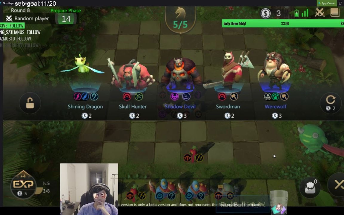 移动国际象棋(自走棋)赛 Mobile Auto Chess first ranked game