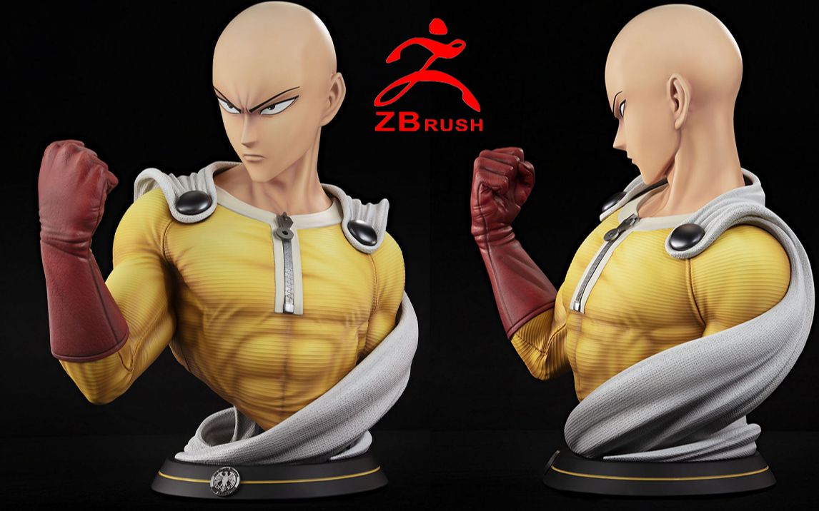 ZBRUSH人物制作,快来看看制作过程,跟我一起打太极吧