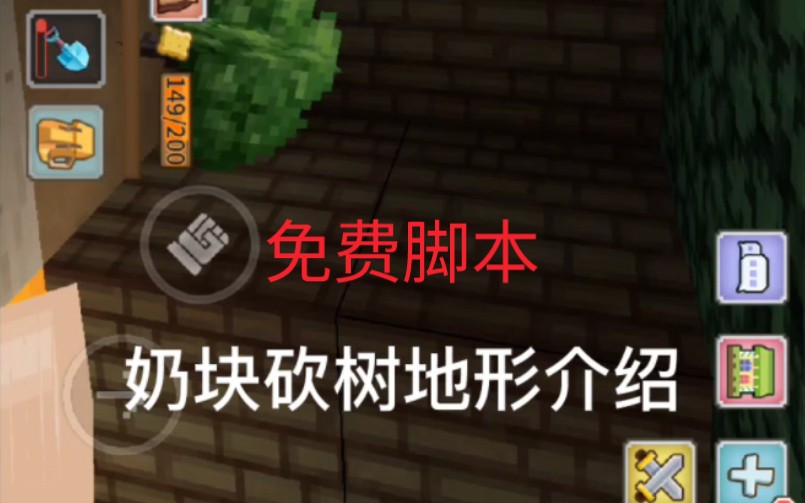 奶块砍树脚本地形介绍(免费)