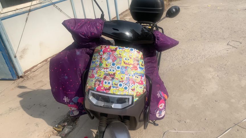 大阳e客e2电动车,应该是大宿迁第一辆吧!