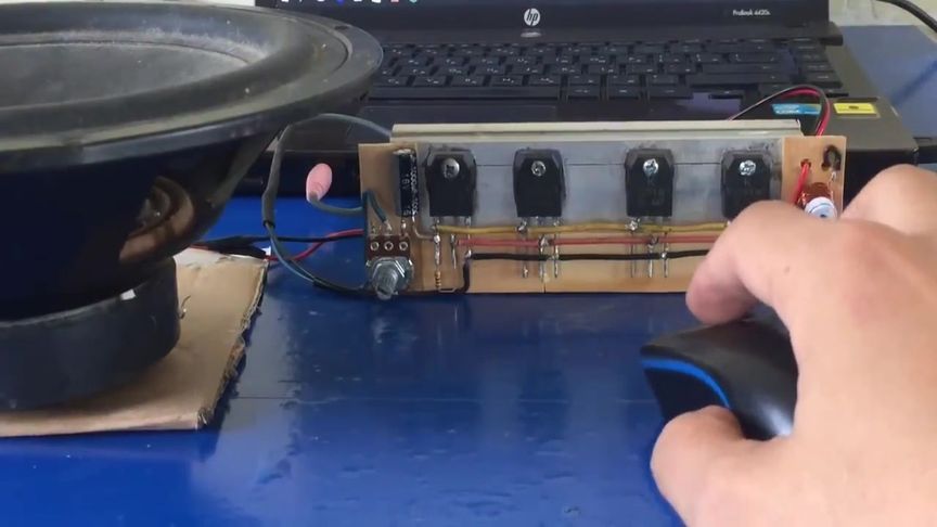 超强低音功放器 制作一个超简单!