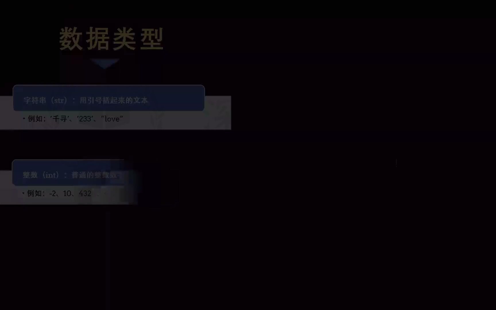 数据类型及其转换