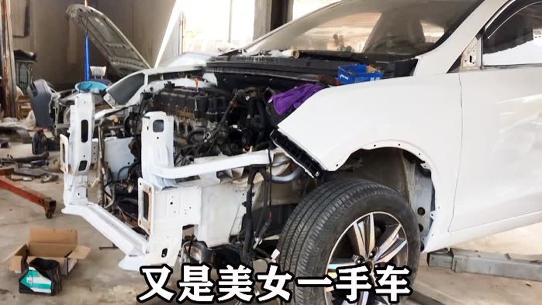 二手车水太深,事故车咋看?良心商家教大家经验,看这台就知道了