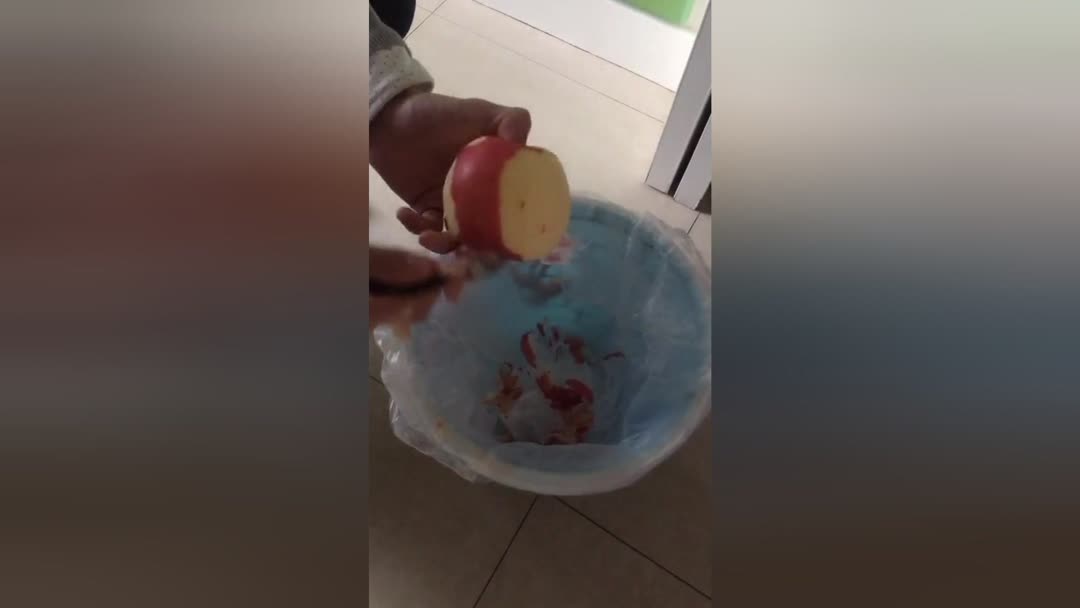 这才是削苹果的正确姿势拿走不谢。