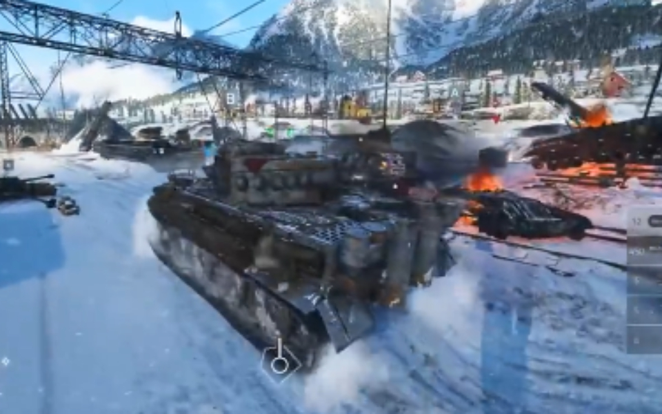 《战地5》坦克演示视频|奇游加速器618组团进行中