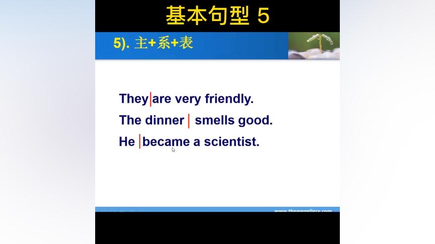 主系表结构 #英语语法#初中英语#小学英语#英语没有那么难 #英语