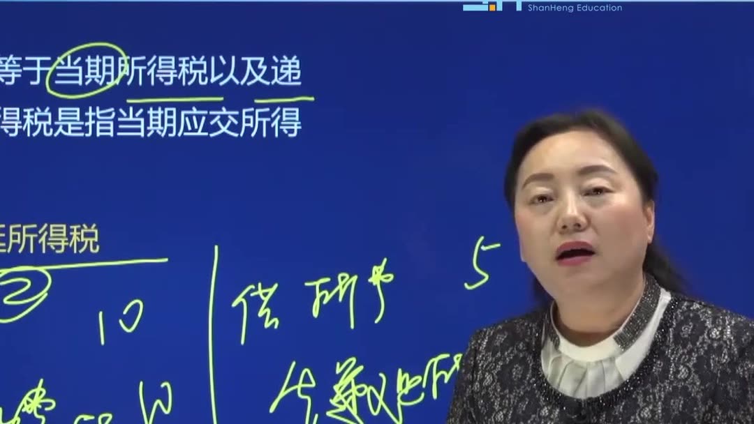 73初级会计实务- 第五章 第三节 所得税费用