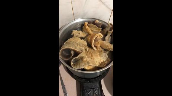 老方法,泡发鲨鱼皮