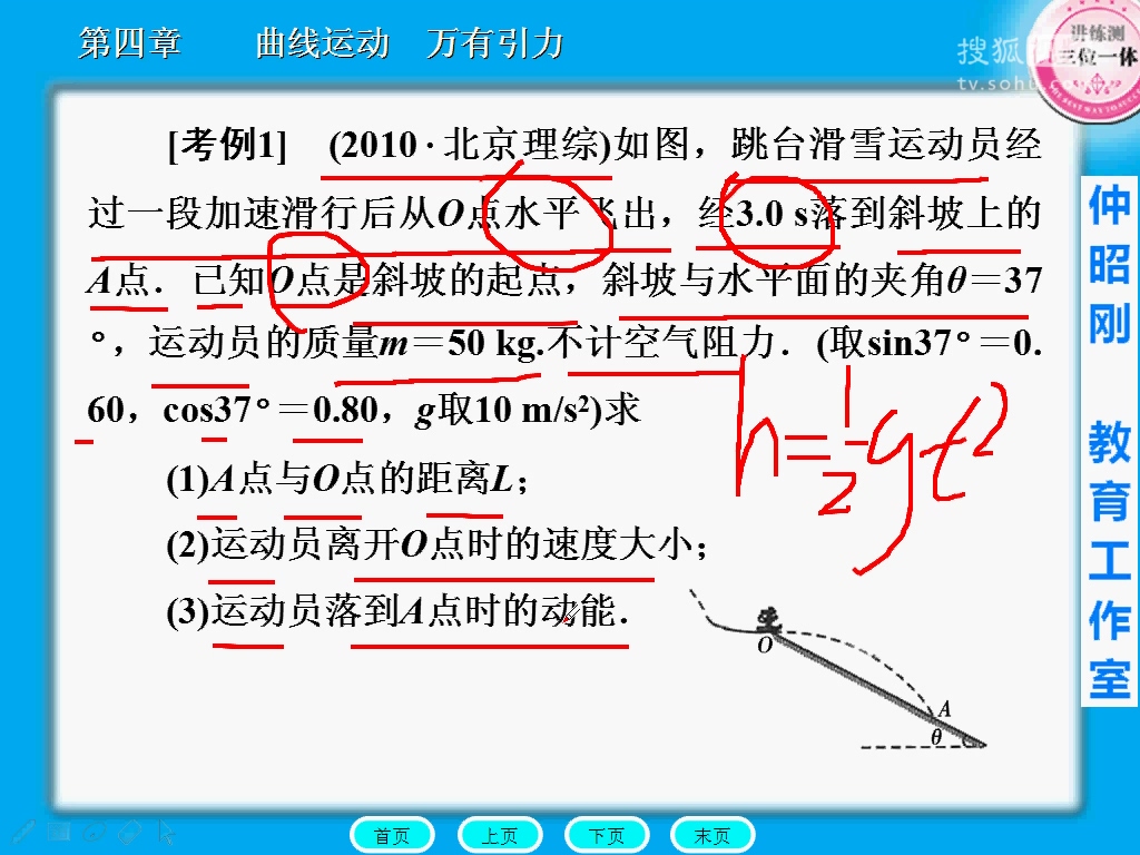 高考物理一轮 曲线运动及万有引力(21)抛体运动6.