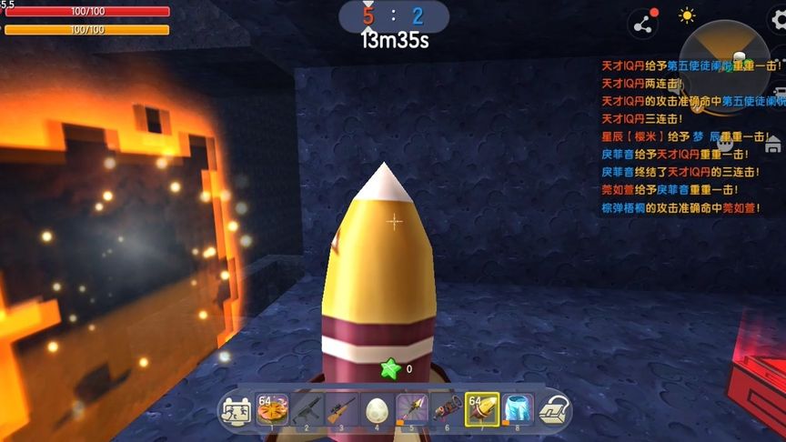 迷你世界:火箭炮大战小丹被炮火无情轰炸
