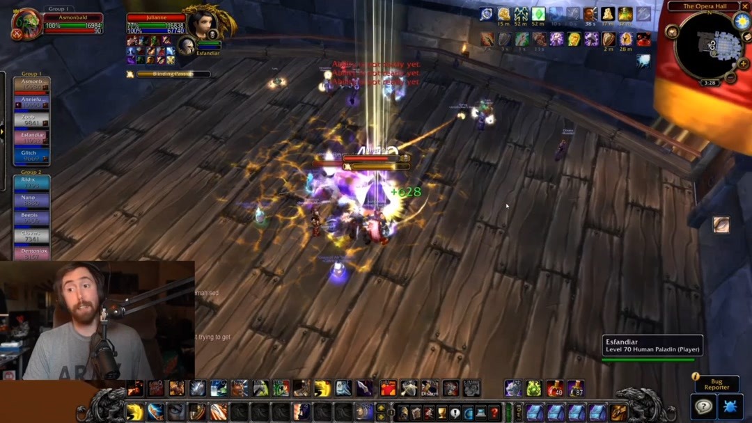 魔兽世界TBC测试服,卡拉赞,主播Asmongold罗密欧与朱丽叶