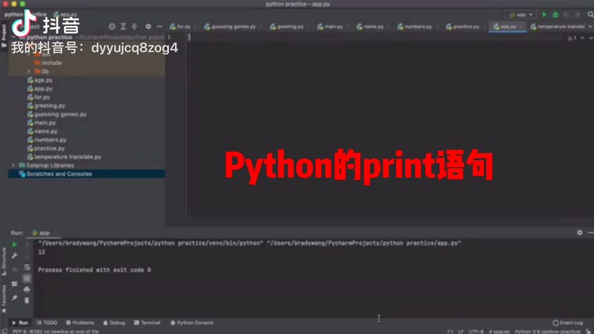 (二)Python中print语句的应用