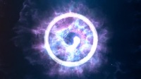 AE模板-超酷旋转粒子标志动画Magic Circle Logo