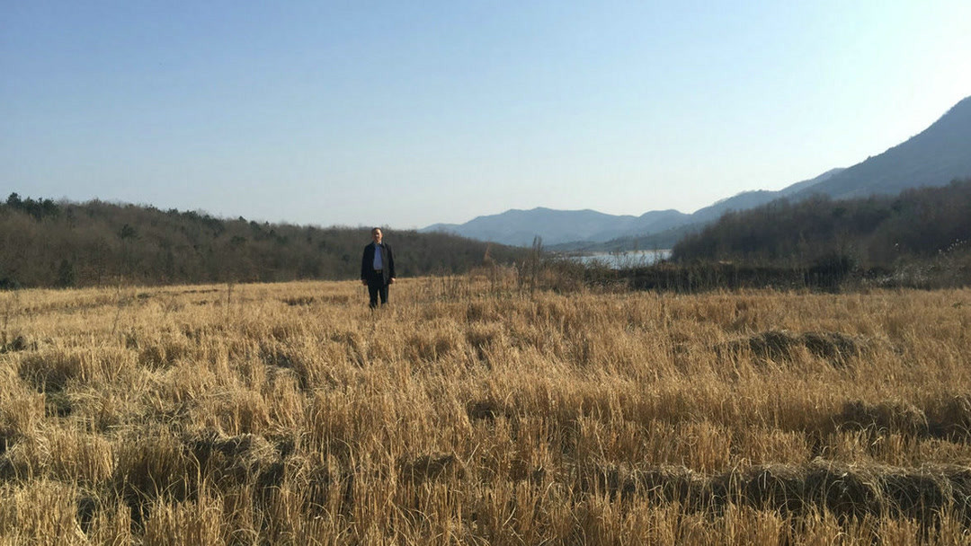 大龙风水宝地朝案皆美,风水大师现场讲解,风水培训湖北风水龙脉