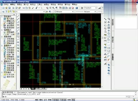 福莱算量软件CAD导图 框架梁的识别