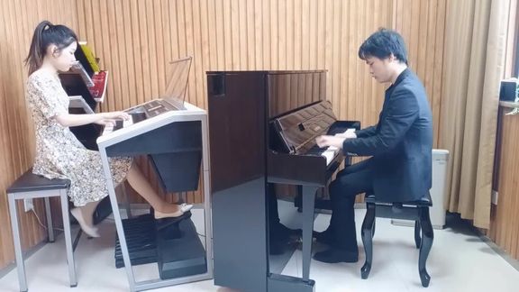 #双排键电子管风琴 #钢琴和小姐姐的日常即兴练习日记1#日常练琴