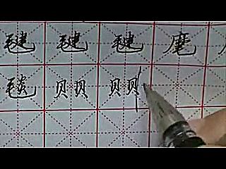 田英章硬笔行书技法—第13集