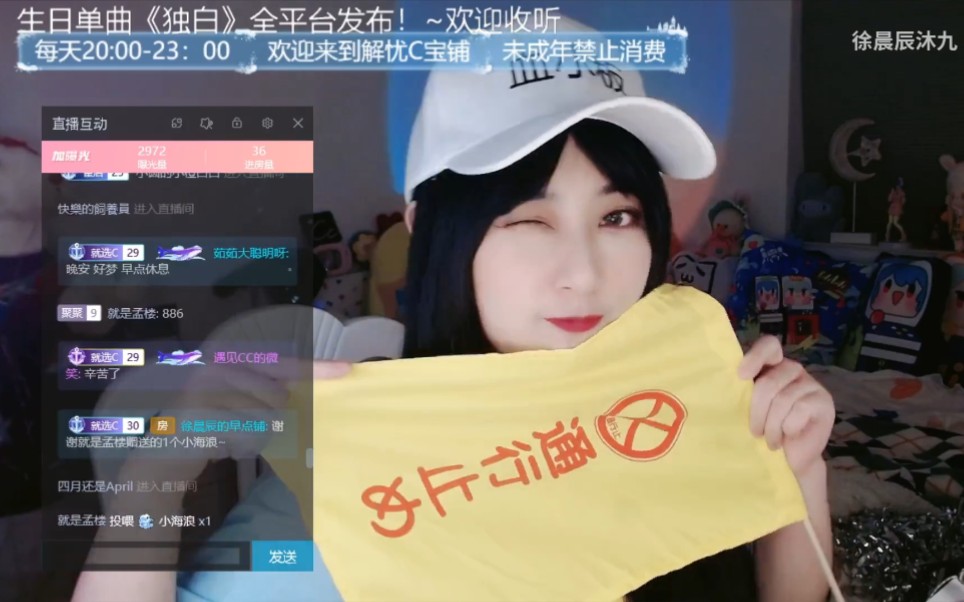 【徐晨辰】220728 徐晨辰沐九B站直播录制