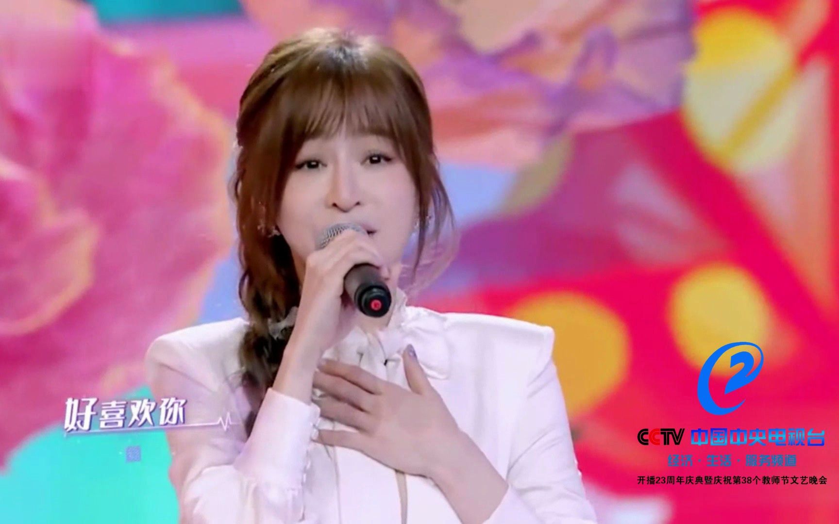 ...中央电视台经济生活服务频道开播23周年庆典暨庆祝第38个教师节...