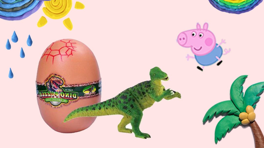 恐龙幼乐园 第60集 恐龙蛋玩具开箱水下捕鱼猎手棘龙