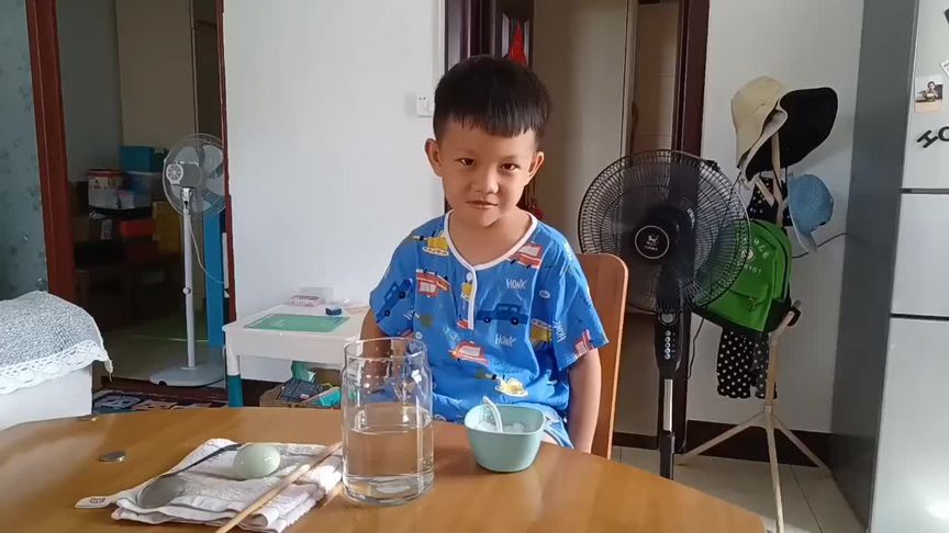 科学小实验探秘#有趣科学小实验 #记录美好童年 #动手能力