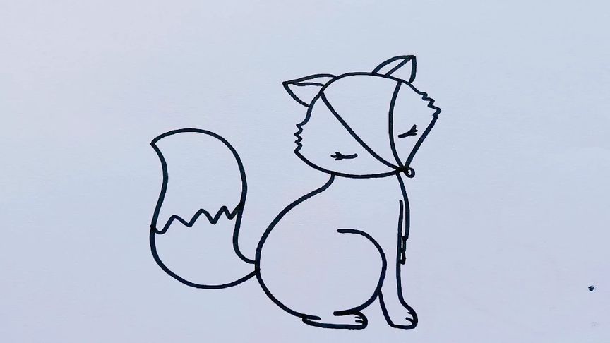 动作优雅的小狐狸