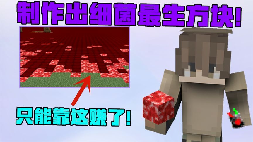 贤者幸运方块4.制作出细菌增生方块,一瞬间九歌就不缺钱啦!