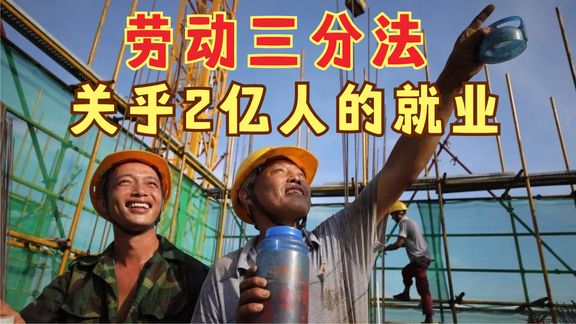 劳动三分法关乎2亿人的就业,三分法的确定有着怎样的意义?