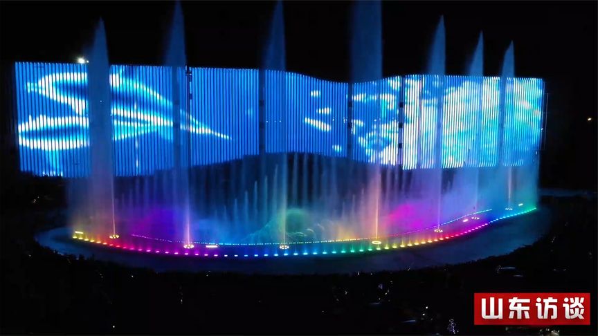 燃爆了!济宁高新区这个互动音乐喷泉太美太震撼!