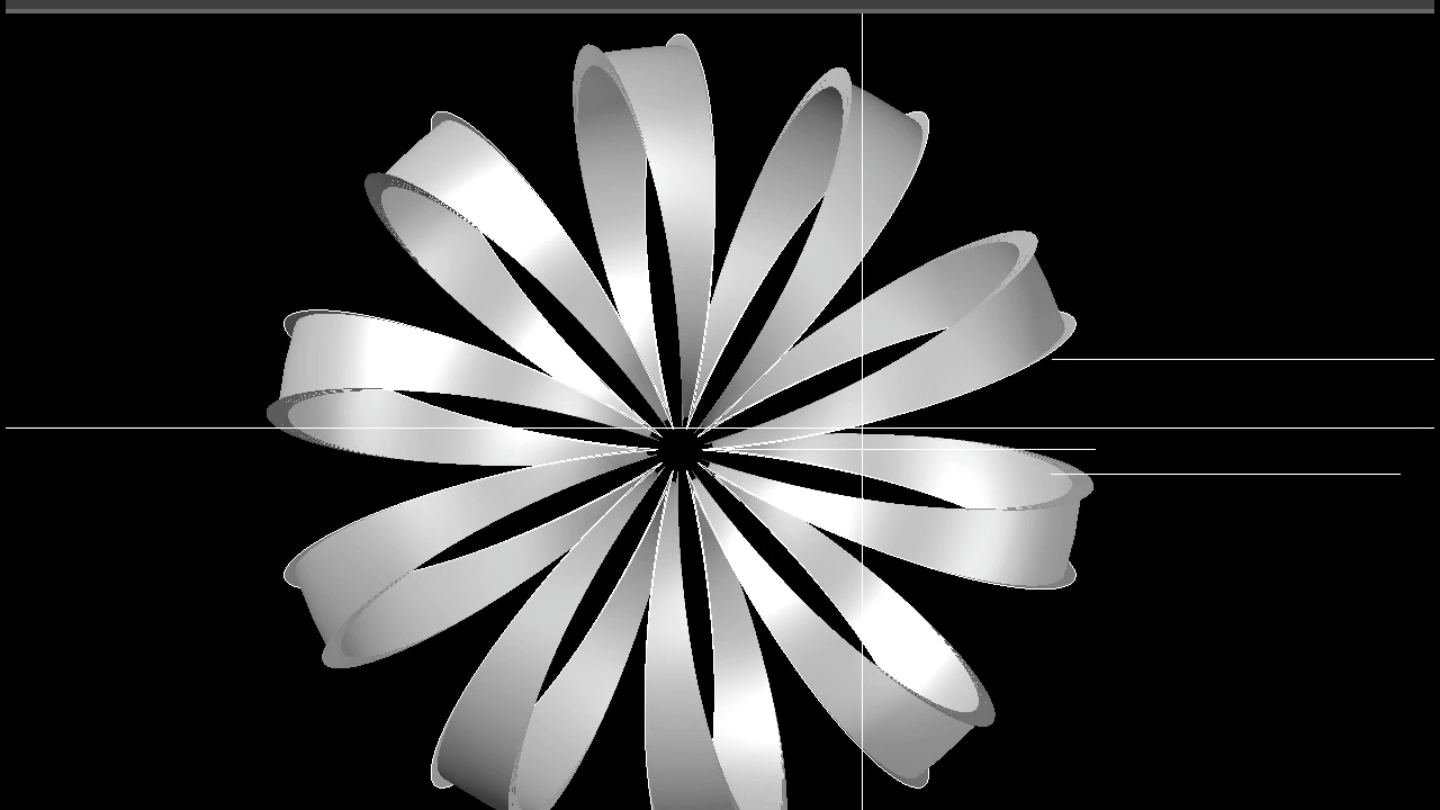 CAD三维建模螺旋雕塑