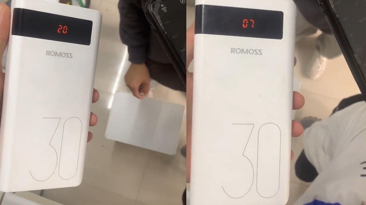 真就超级快充?男生用充电宝给手机充电,随后一幕直接懵了