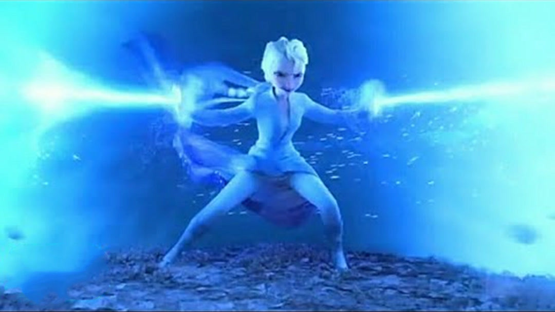 冰雪奇缘2:艾莎进入魔法森林,与风之灵的对抗