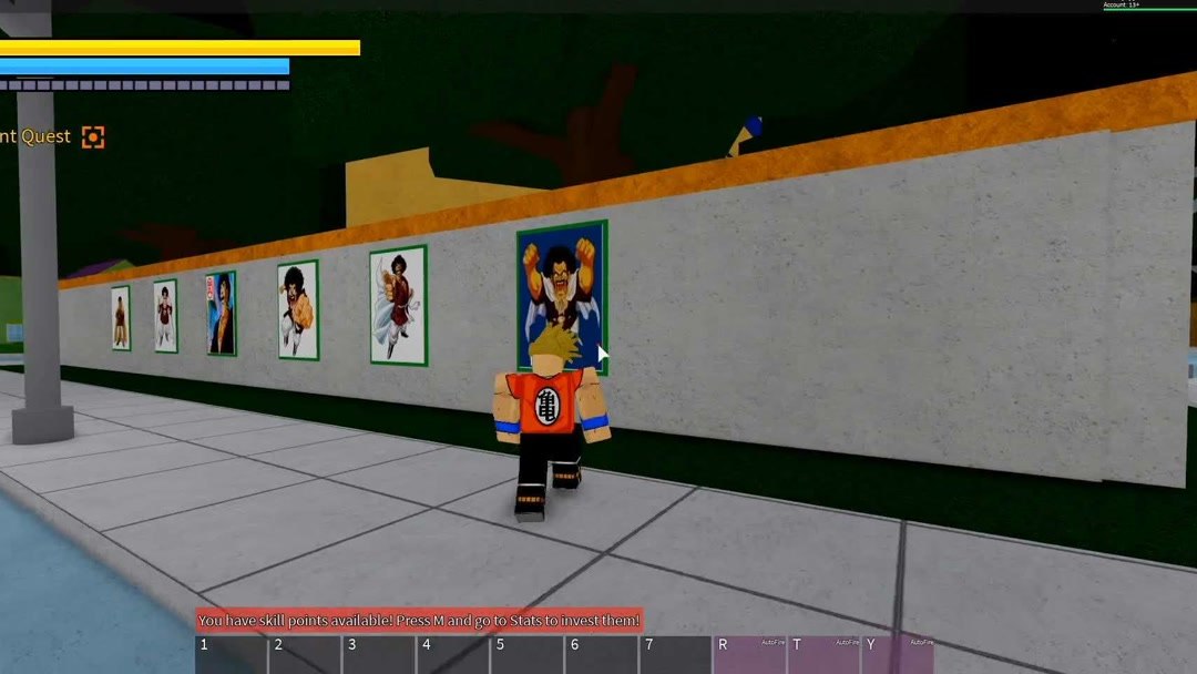 roblox模拟格斗乐高游戏:召唤墙上的动漫人物