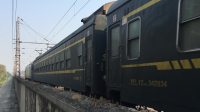 (京广线火车视频)HXD1C6087牵引25B型客车通过大朗站