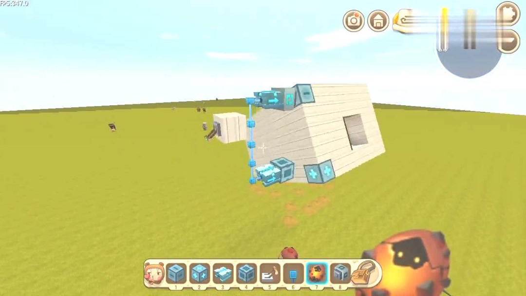 迷你世界:空中旋转房子教程快拿走,对付熊孩子必备