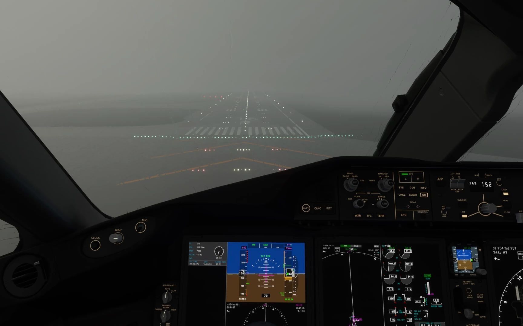 微软模拟飞行2020 | 大雨落地东京成田机场 | B787