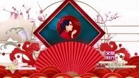 ...京剧脸谱梨园戏曲国潮古风晚会演出 LED大屏舞台动态视频背景素材