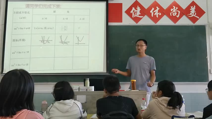 高中数学第十二课 一元二次不等式(2)