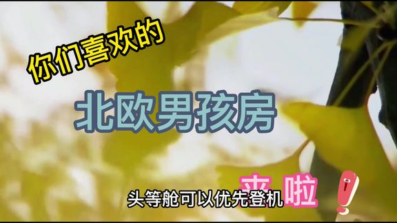 北欧小卧室、男孩房、效果图#家装装修 #设计案例分享 #家装装修